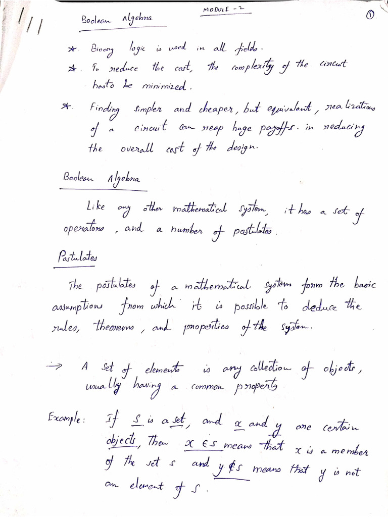 Digital Logic Design Module 2 Part 1 | PDF Digital Logic Design Module 2 Part 1 | PDF
