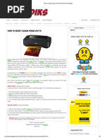 Resetter Canon MP287 Free Download Tool v3400 | PDF | Printer (Computing) | Office Equipment