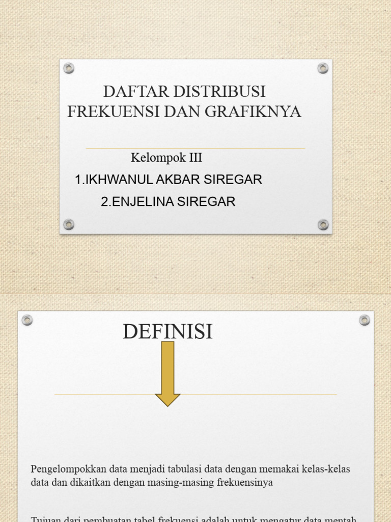 Distribusi Frekuensi Nerisa | PDF