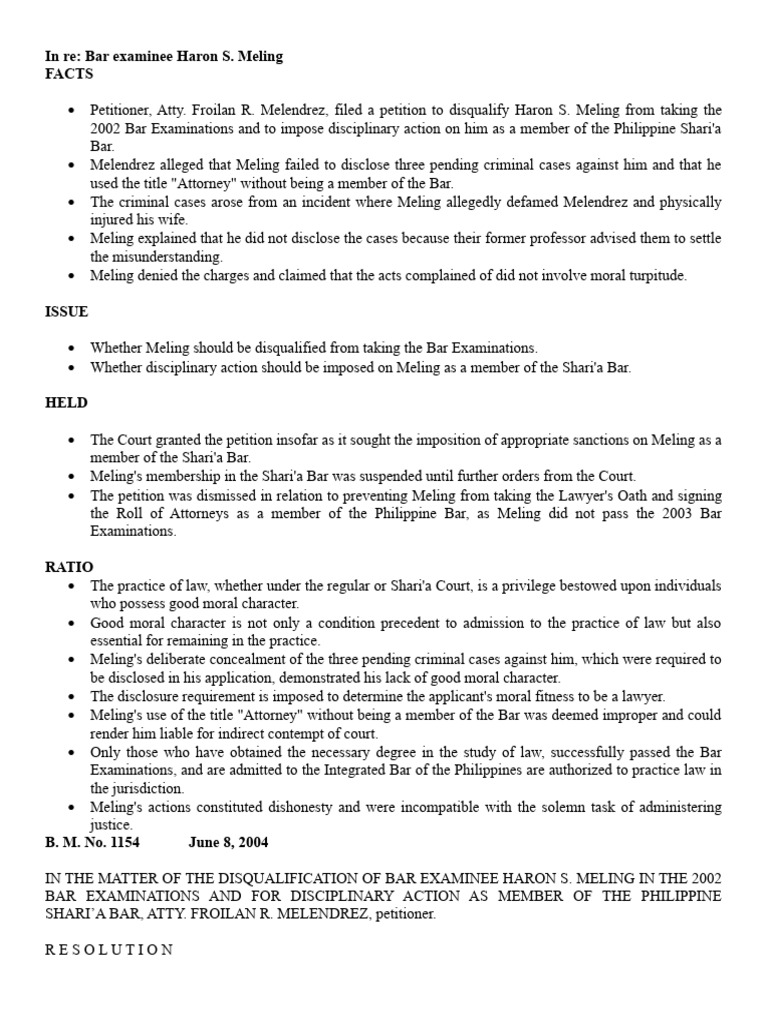 3.4 Haron MEling | PDF | Lawyer | Practice Of Law