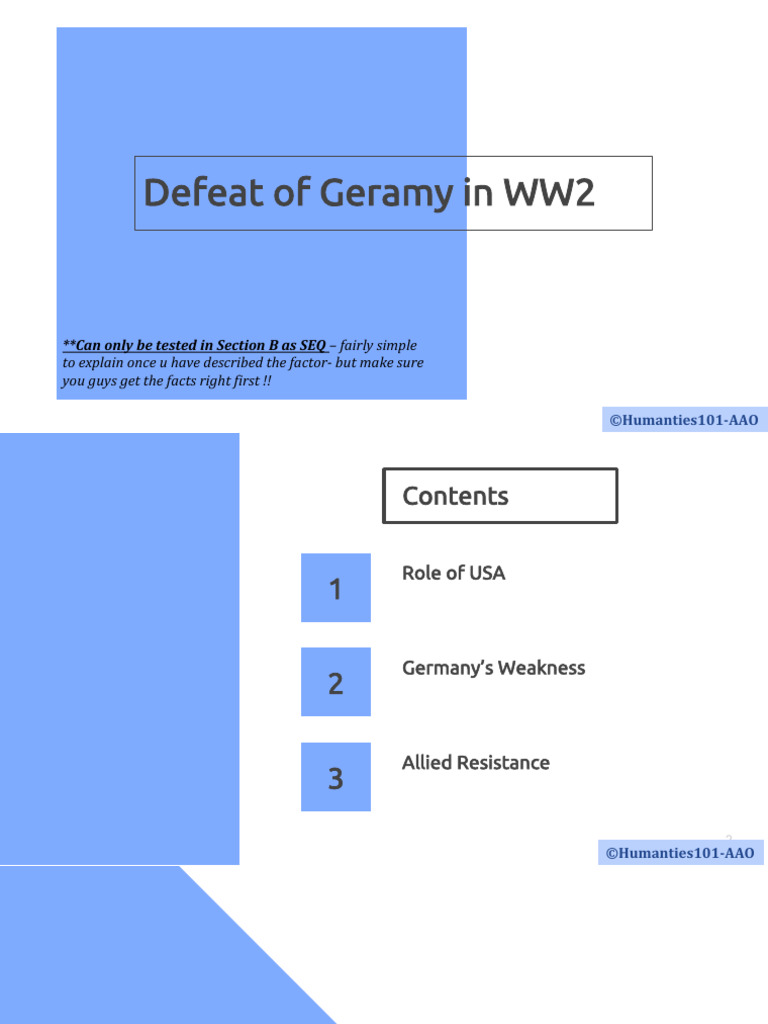 Germanys Defeat in Ww2 | PDF | Resistance During World War II | Allies ...