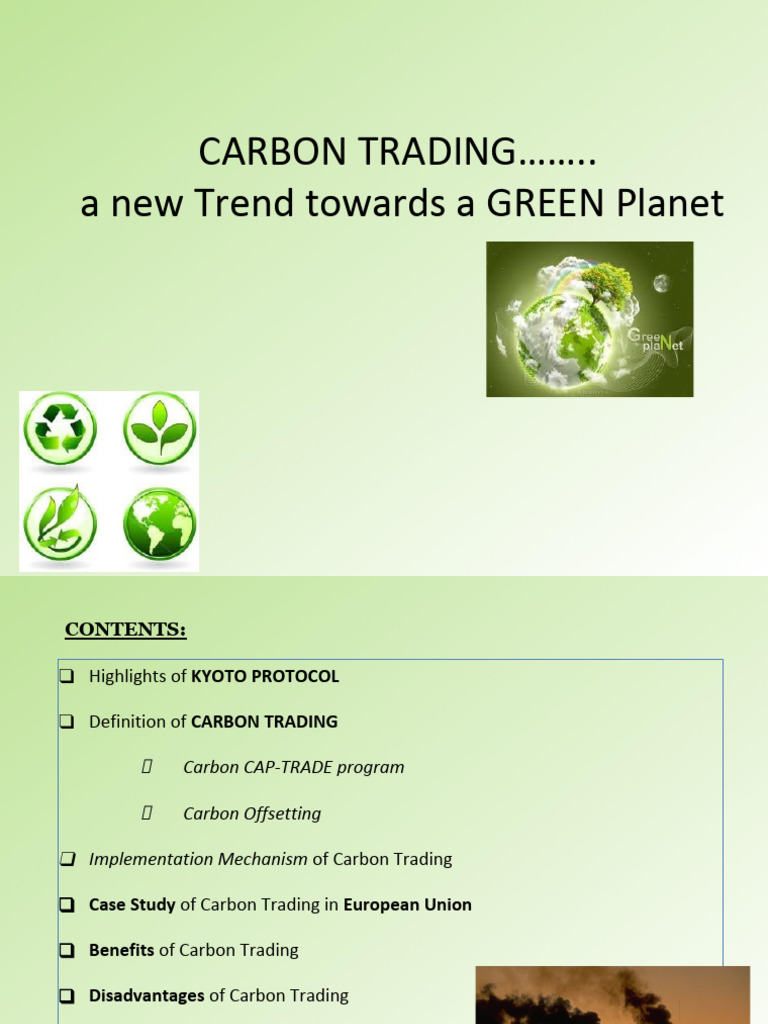 Carbon Trading | PDF | Kyoto Protocol | Clean Development Mechanism