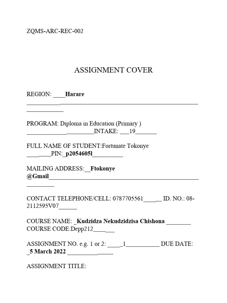 .Chishona-1 1647336397000 | PDF | Foreign Language Studies