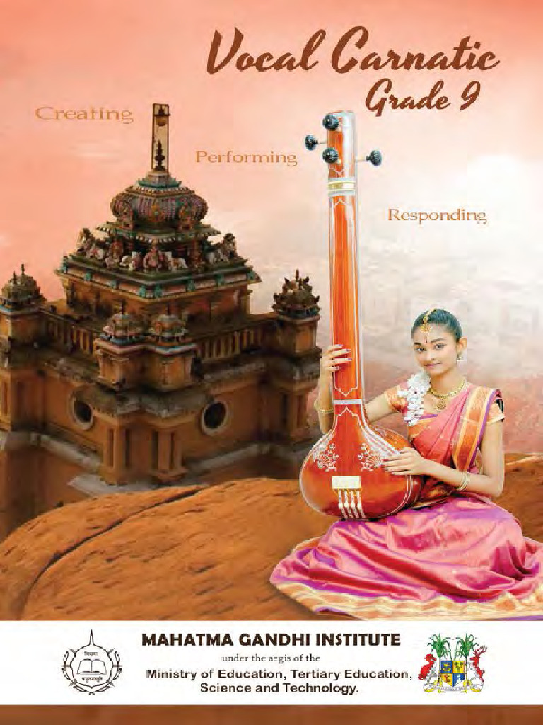 Carnatic Vocal Grade 9 | PDF | Learning | Curriculum