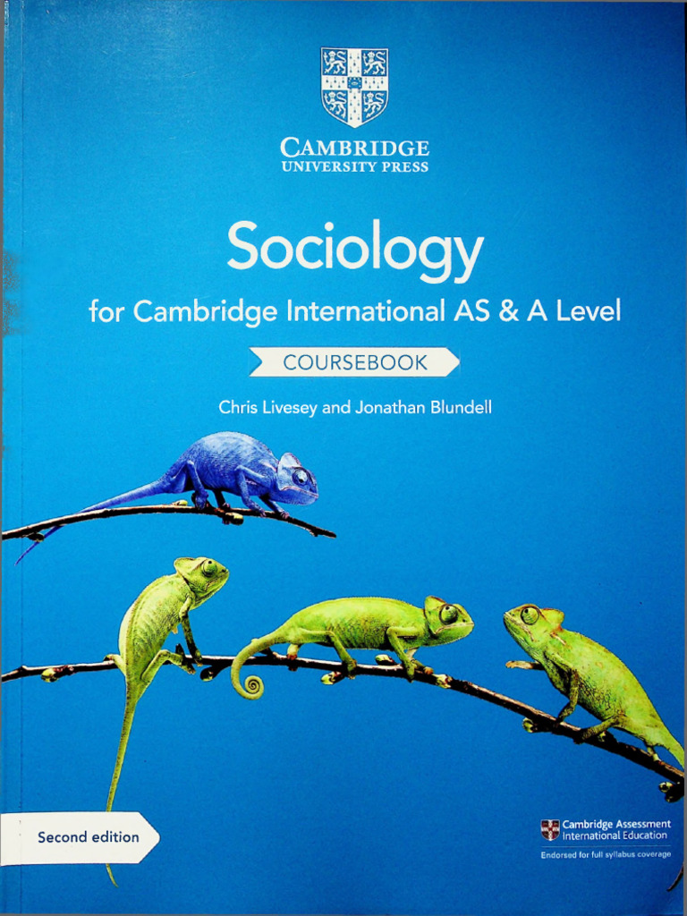 Sociology Blue Textbook Alevels | PDF | Socialization | Sociology