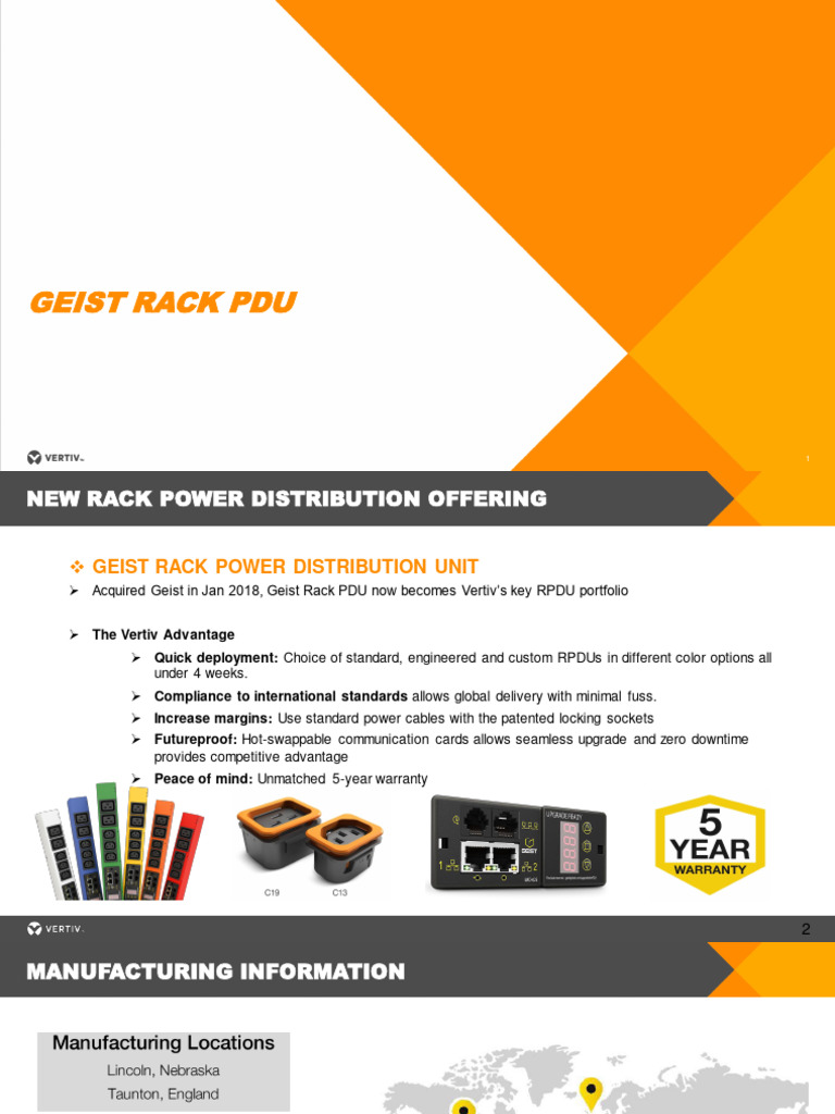 Geist Rpdu Customer Presentation 252761 0 | PDF | Electrical Connector ...