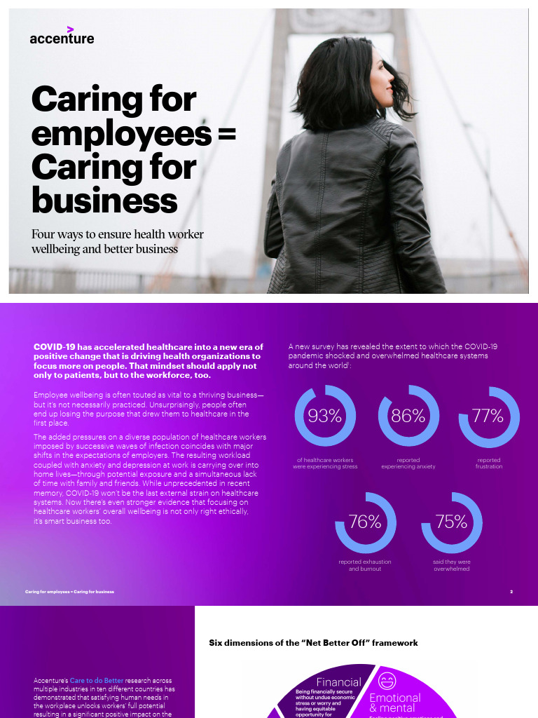 Accenture Health Caring Employees Business | PDF | Nursing | Employment
