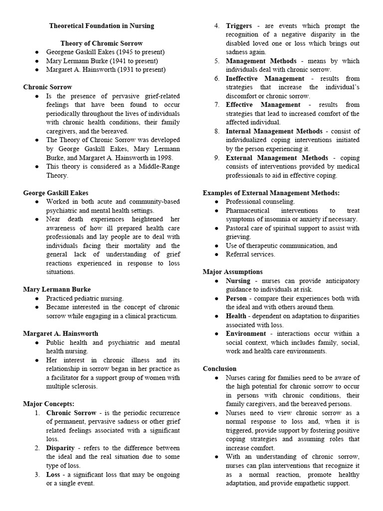 TFN Finals | PDF | Nursing | Grief