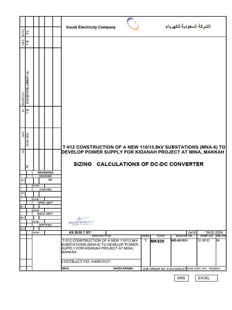 System Calculation - DC Converter (MNA-6) 1 | PDF | Electric Power ...