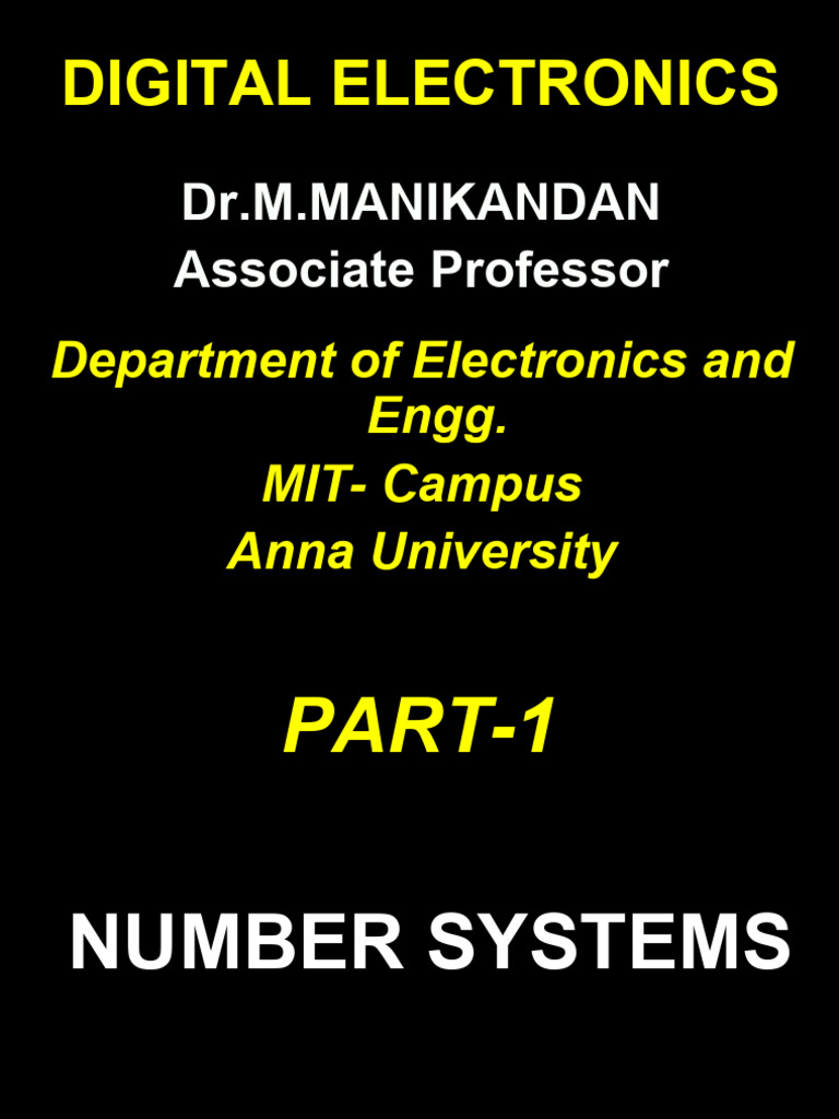 Digitalelectronics | PDF | Notation | Computer Architecture
