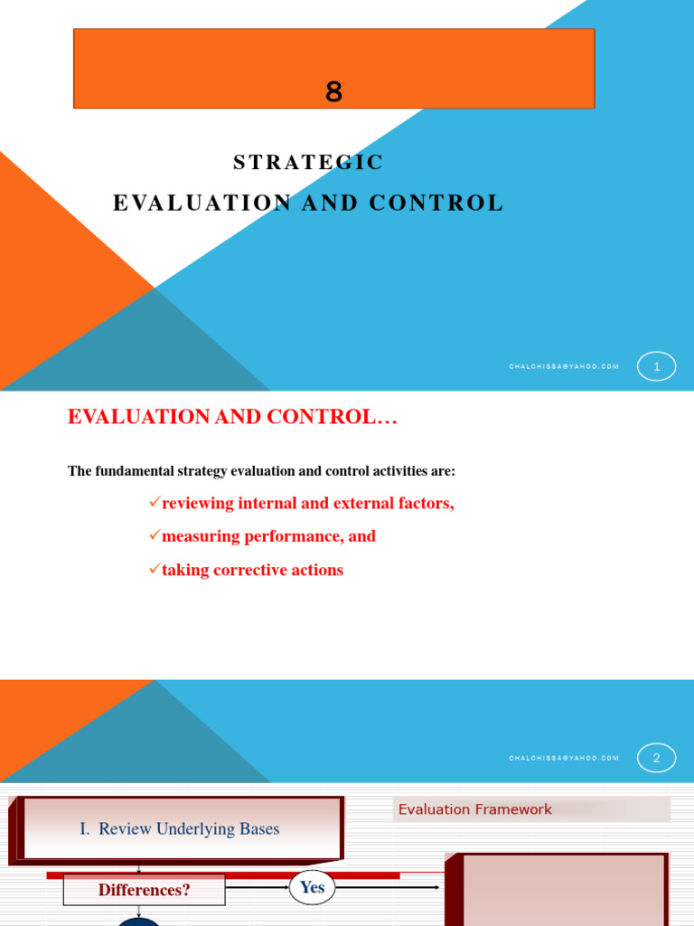 Strategic Evaluation & Control Guide | PDF | Strategic Management | Business