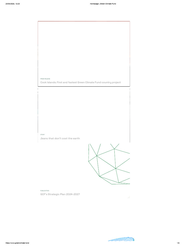 Homepage - Green Climate Fund | PDF | Natural Environment | Economies