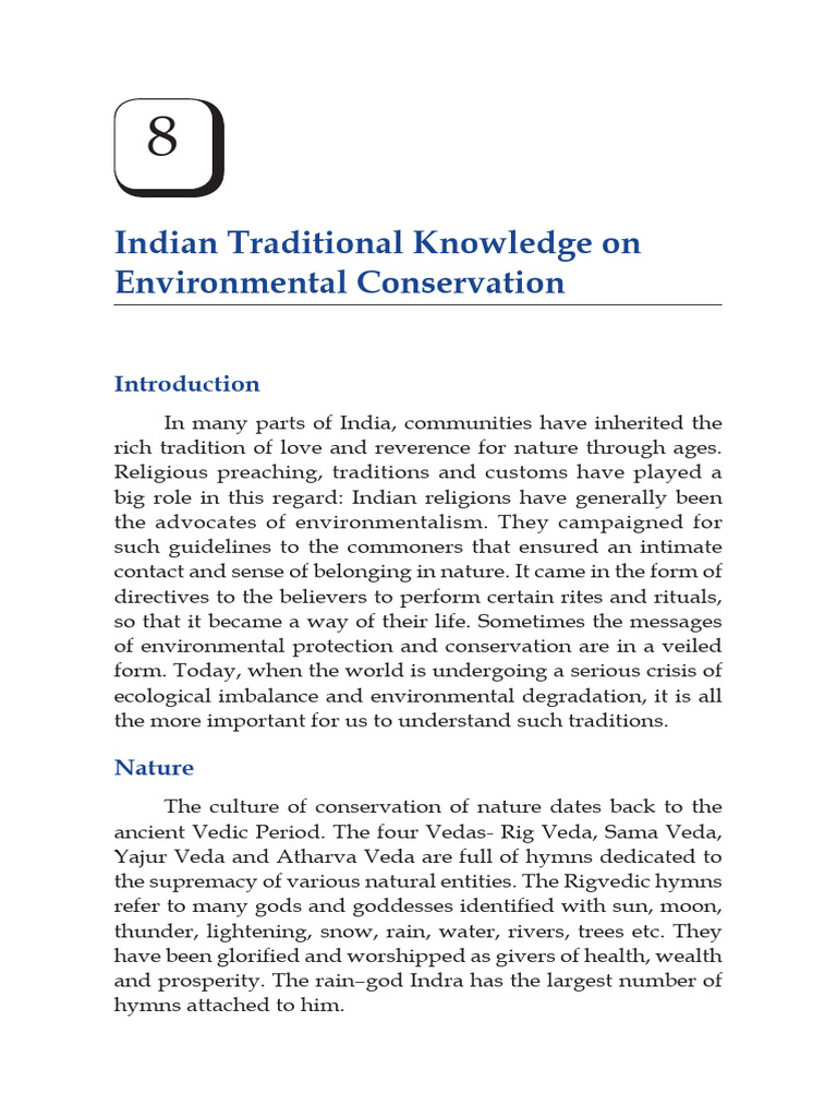 Indian Traditional Knowledge | PDF | Vedas | Ahimsa