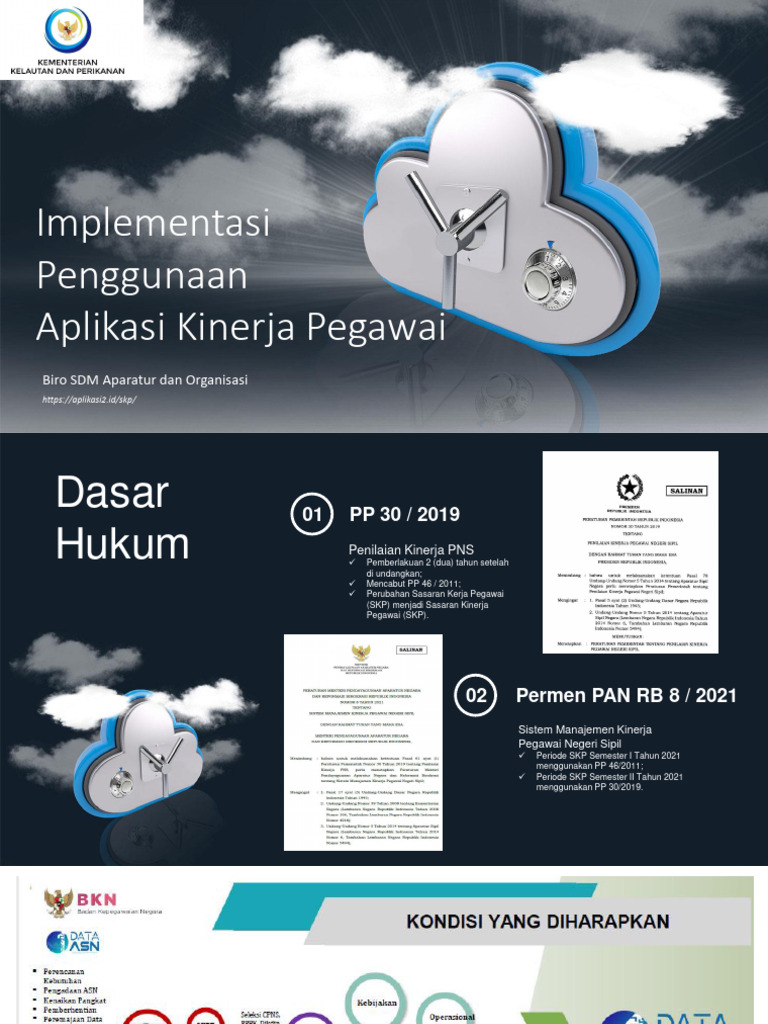 Implementasi Aplikasi Kinerja Pegawai PermenPAN RB Nomor 8 Tahun 2021 | PDF