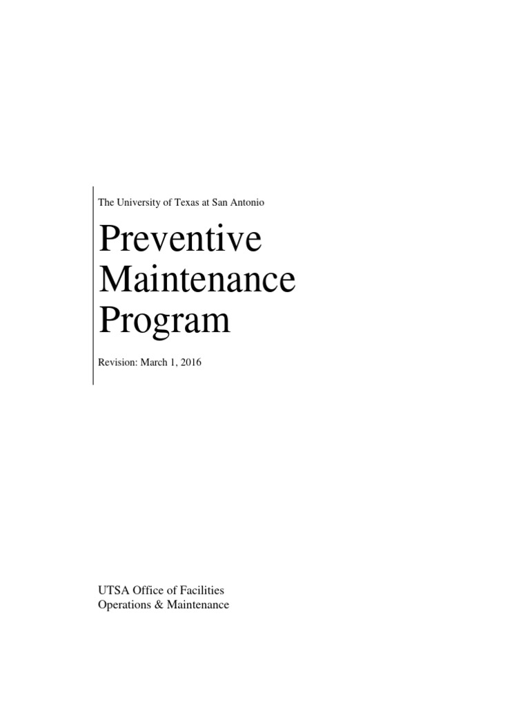 UTSA PM Program Documentation 030116 | PDF | Spreadsheet | Microsoft Excel