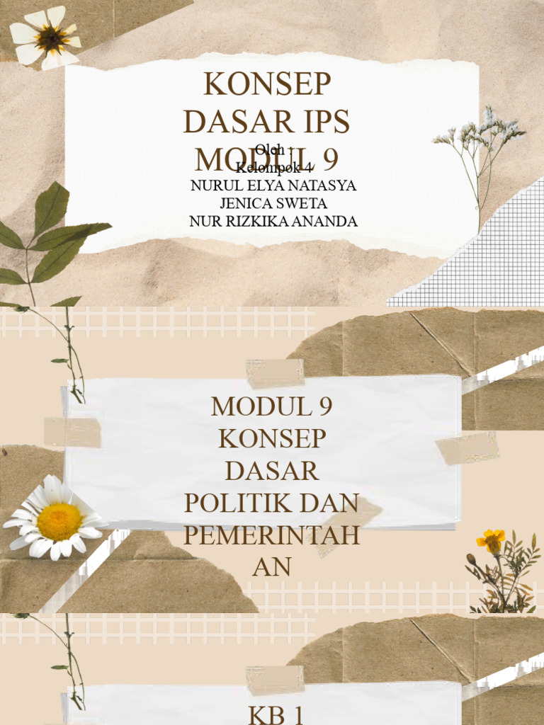 Konsep Dasar Ips Modul 9 | PDF