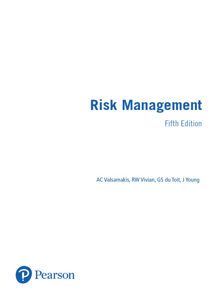 Risk Management Chapter 1 | PDF | Risk | Uncertainty