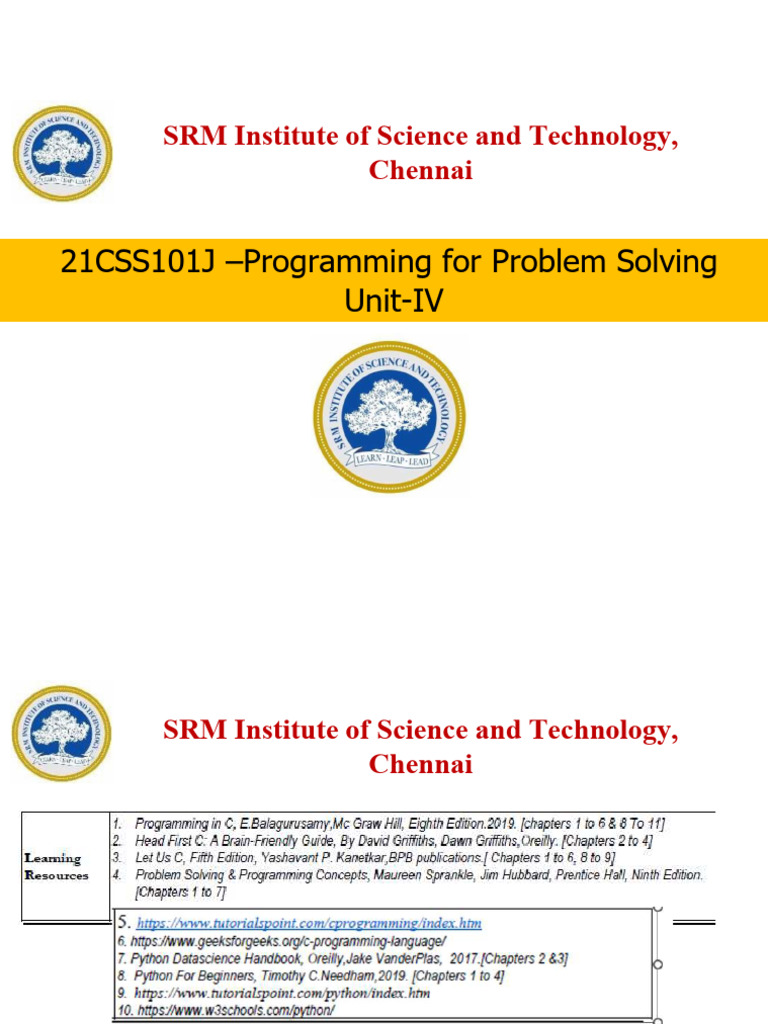 Unit 4 - DT - Final | Download Free PDF | Python (Programming Language) | Control Flow