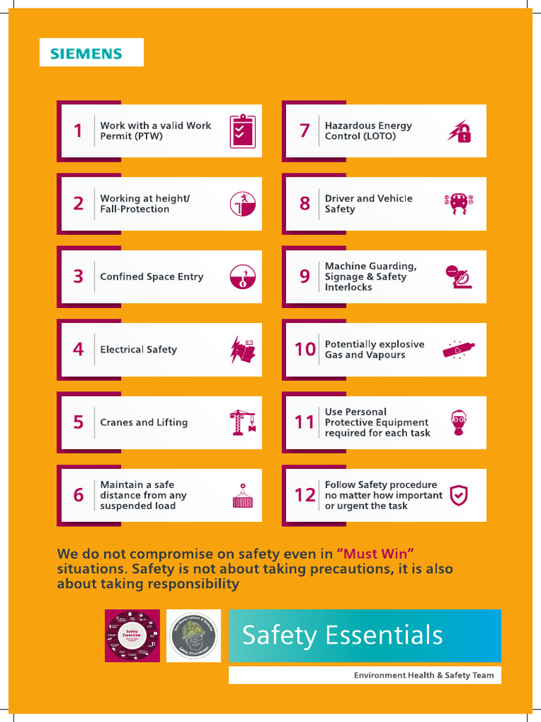 Safety Essentials | PDF