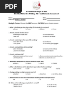 SMAW NC2 Assessment Review Guide | PDF | Welding | Construction
