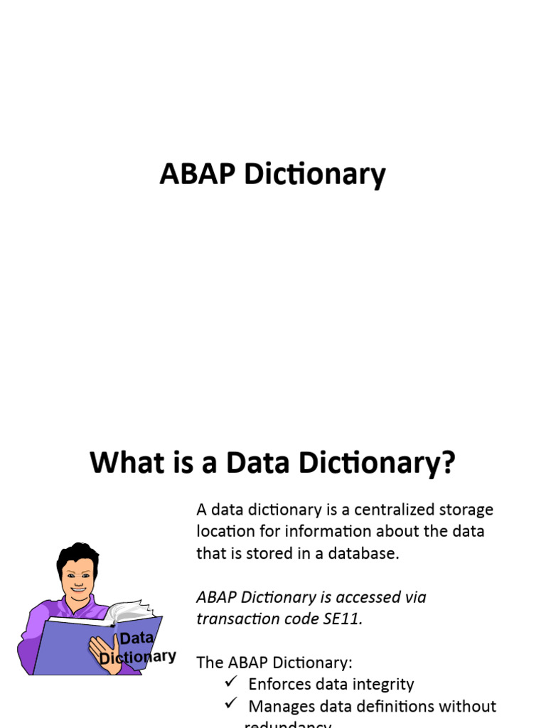ABAP Dictionary | PDF | Databases | Database Index