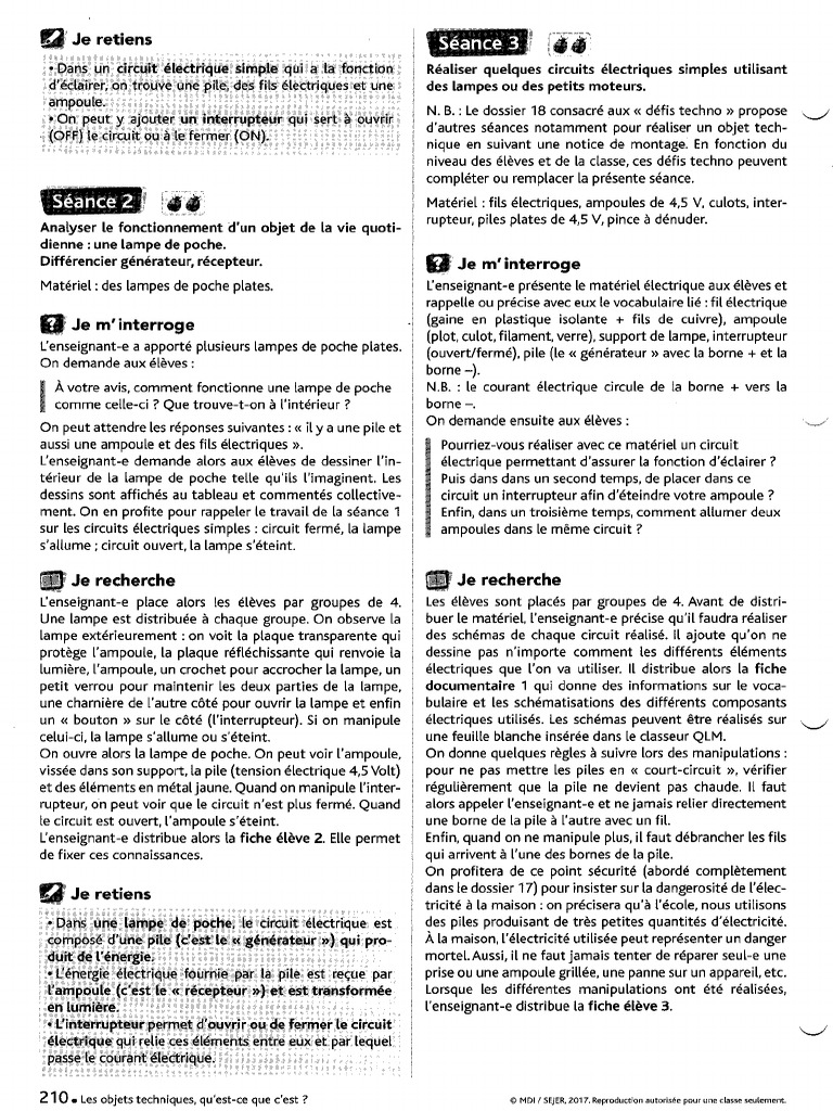 MDI Partie 4-2 les objets techniques suite | PDF