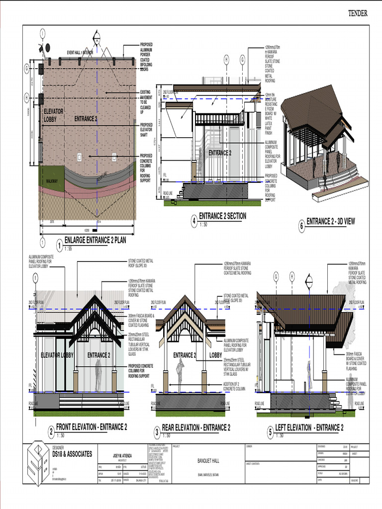 2023-08-12 - OPTION 1 - Banquet Hall - ds18 Template - ENTRANCE 2 | PDF ...