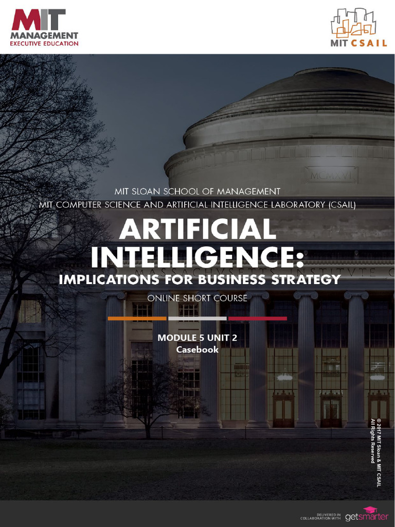 MIT AI M5 U2 Casebook | Download Free PDF | Artificial Intelligence ...