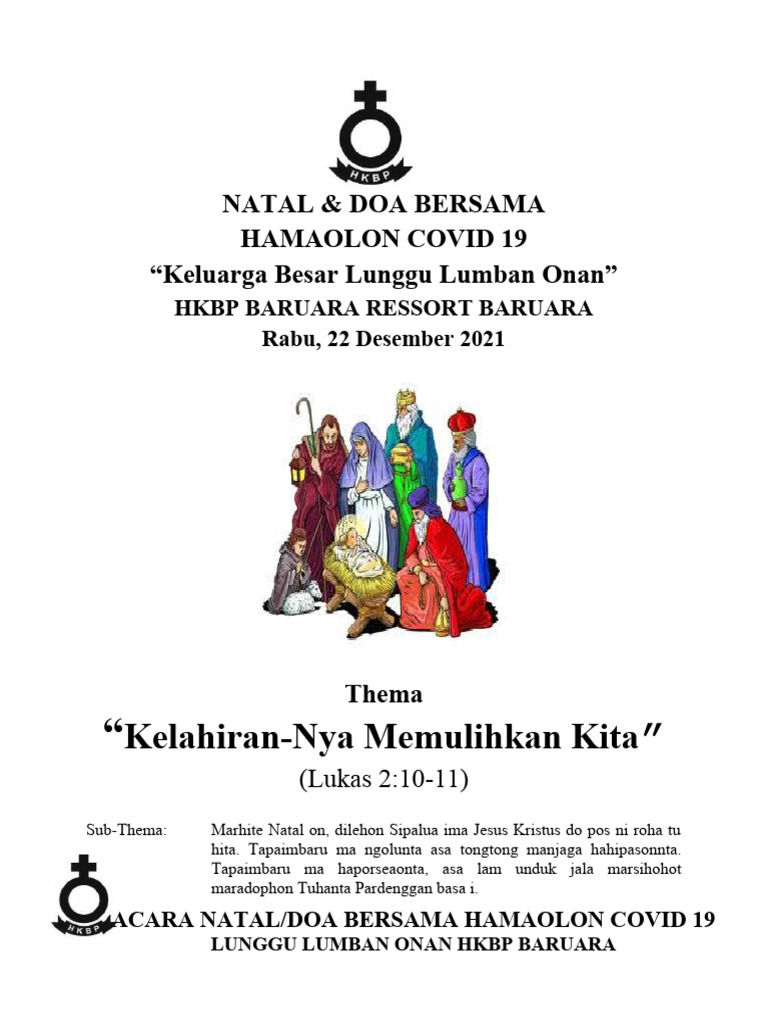 Tema Natal Keluarga 2025 HKBP | PDF | Filsafat | Agama & Spiritualitas