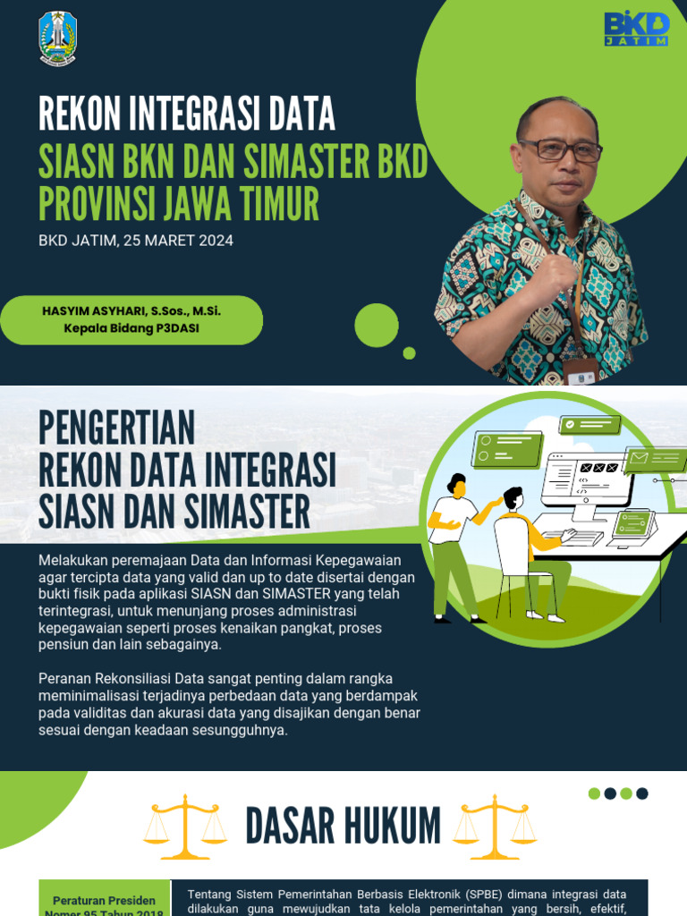 Rekon Data Integrasi SIASN dan SIMASTER | PDF