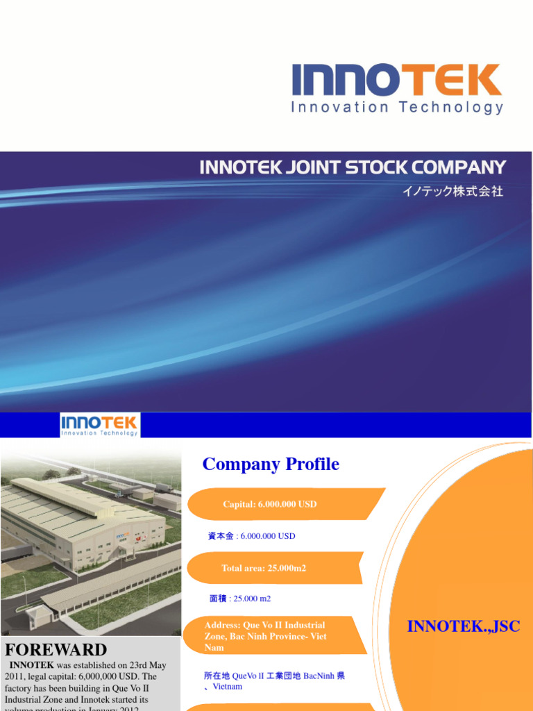 INNOTEK Metal Auto Parts Manufacturing | PDF | Numerical Control | Pipe ...