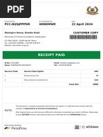 Kenyan Birth Certificate Sample PDF | PDF