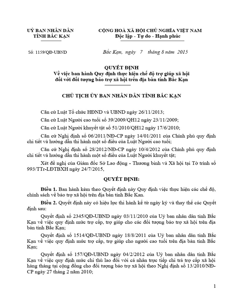 Quy Dinh Che Do Dinh Kem | PDF