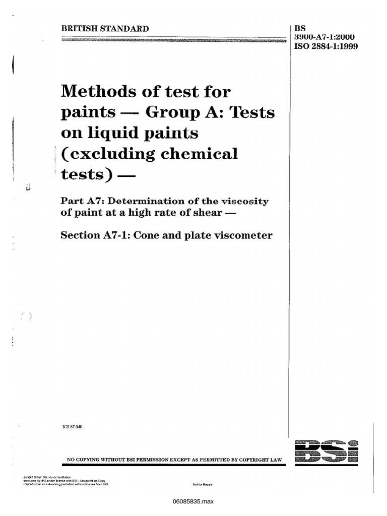 BS 3900-A7-1-2000 - Iso-2884-1999 | PDF