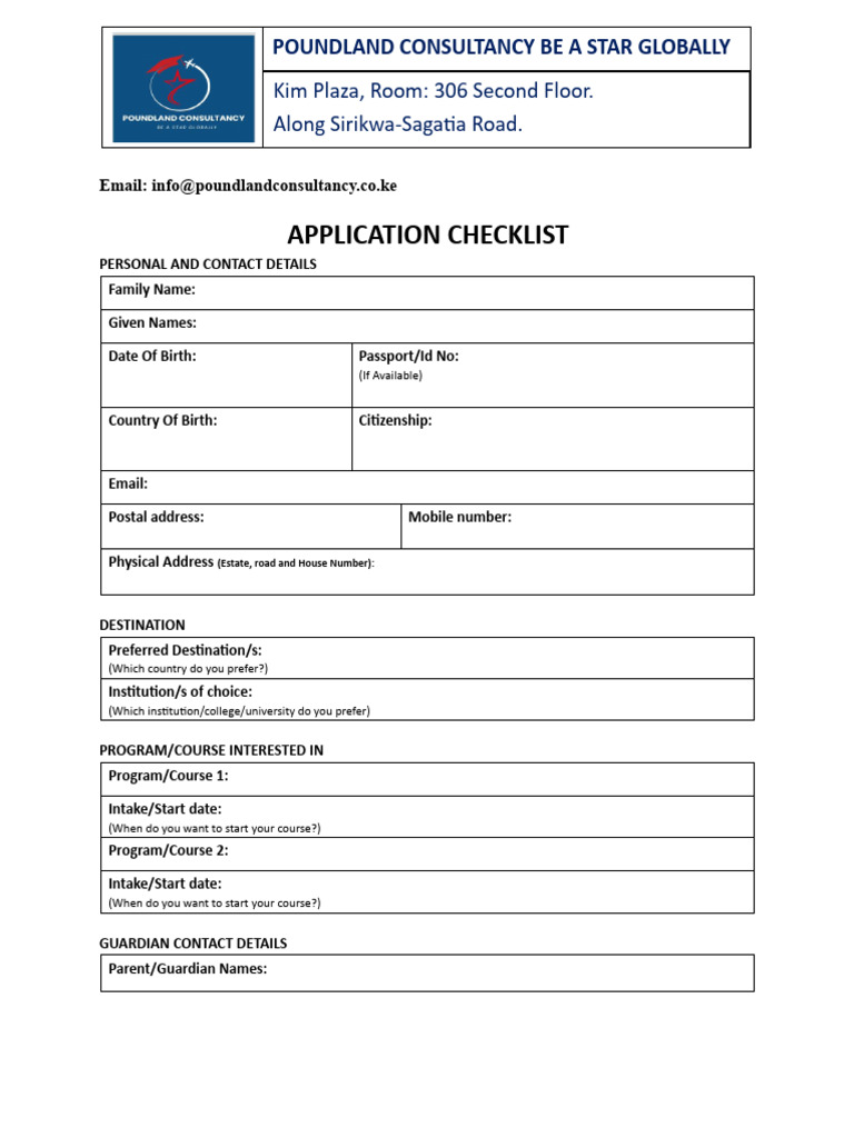 Poundland Consultancy Application Form | PDF | Postgraduate Education ...