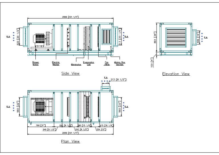 5-HP DX-AHU-Model | PDF