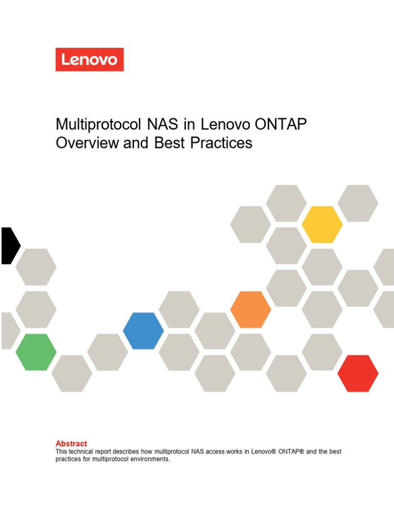 multiprotocol_nas_in_lenovo_ontap_overview_and_best_practices | PDF | Cache (Computing ...