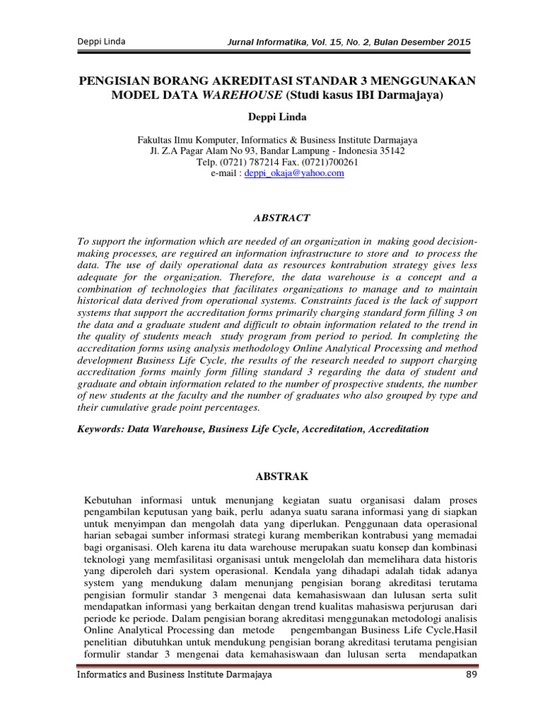 Harus102931 ID Pengisian Borang Akreditasi Standar 3 Me | PDF