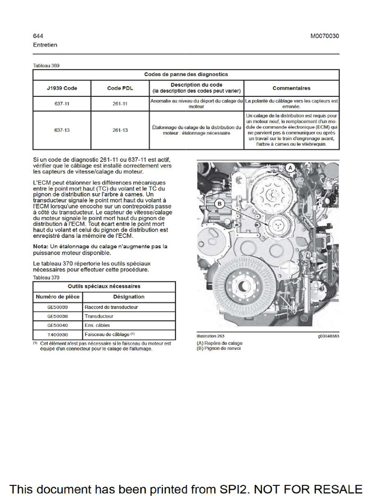 2806 Calage Distribution Et Étalonnage PMH | PDF