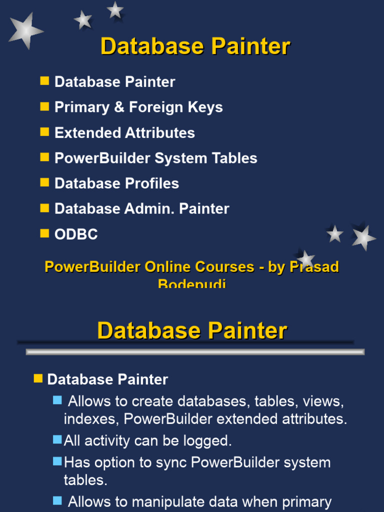 Database Painter | PDF | Databases | Table (Database)