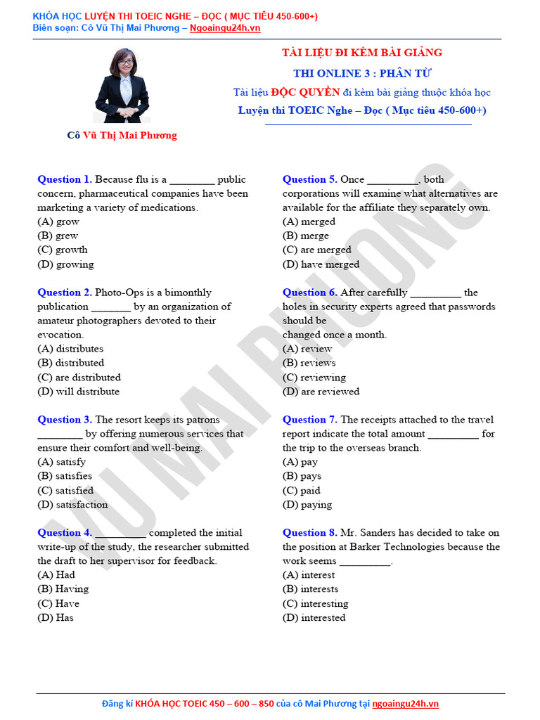 Thi Online 3 Phân T | PDF