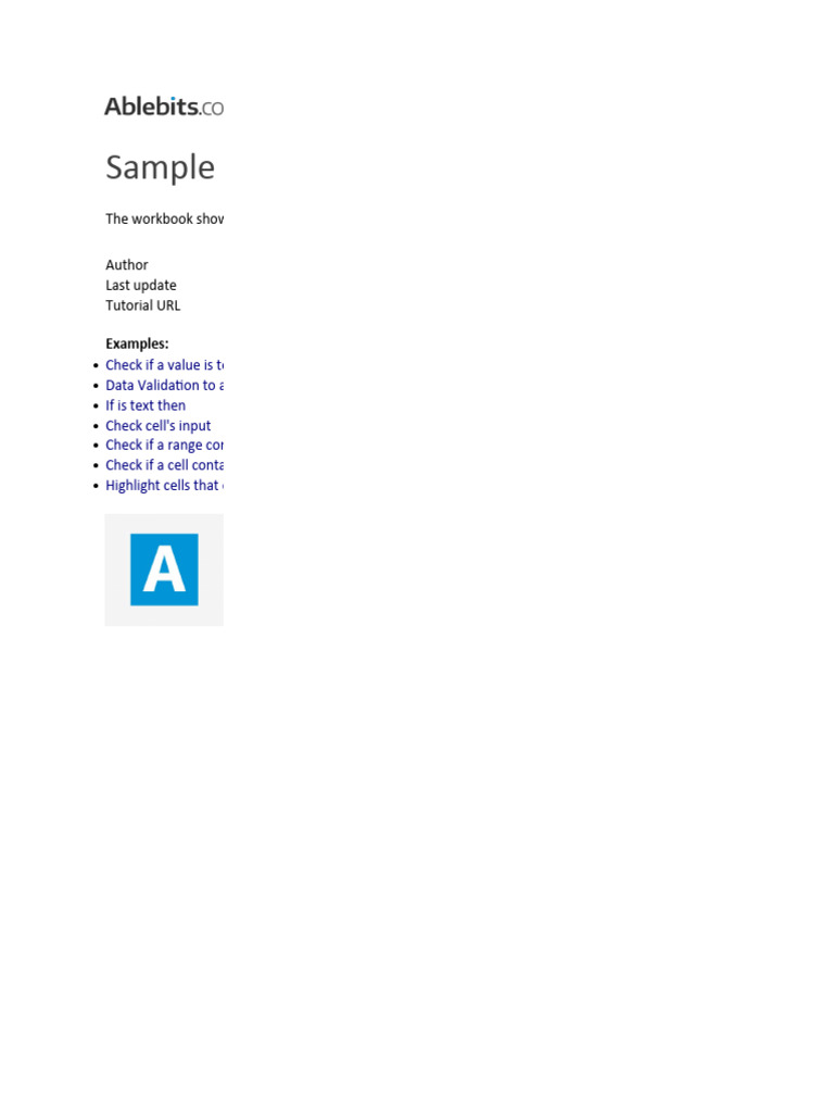 Istext Function Excel | PDF | Microsoft Excel | Computer Programming Istext Function Excel | PDF | Microsoft Excel | Computer Programming
