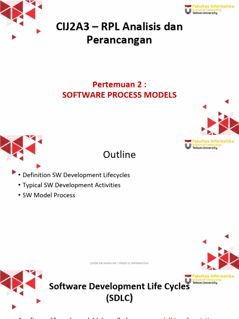 Materi 2 CIJ2A3 SW Model Process-Kode Dosen | PDF | Software Development Process | Software ...