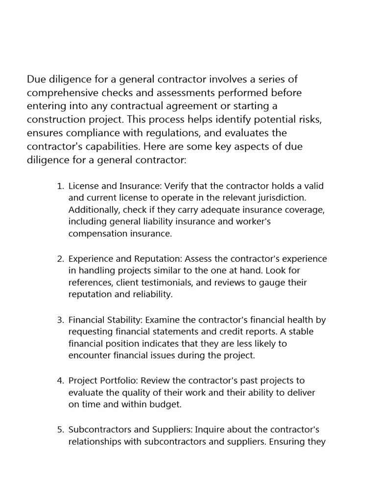 Due diligence checklist | PDF | Taxes | Employment