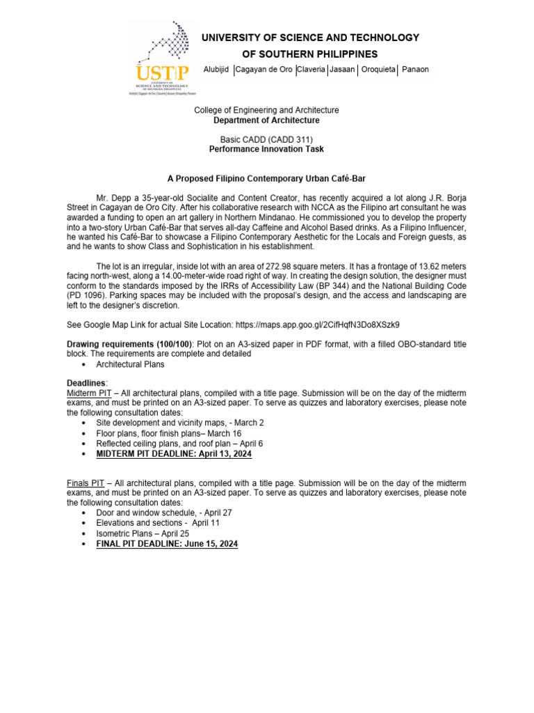 Pit Instructions | PDF