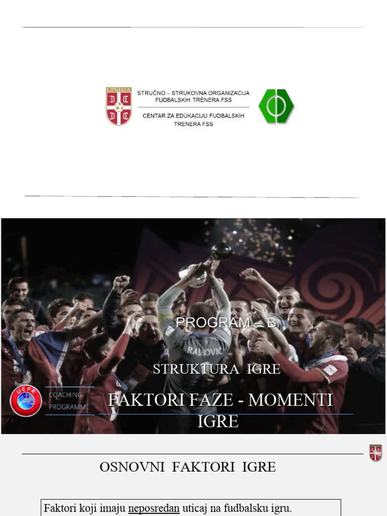 Struktura-Faktori, Faze, Momenti Igre | PDF