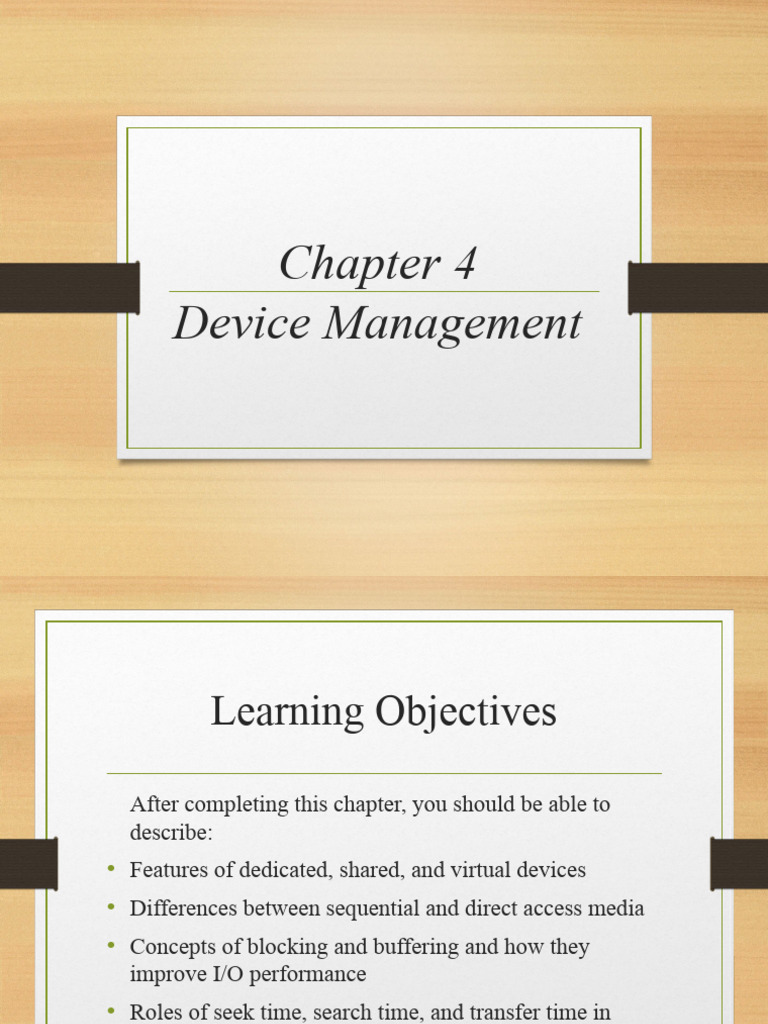 Chapter4_DeviceManagement_v1 | PDF | Computer Data Storage | Dvd
