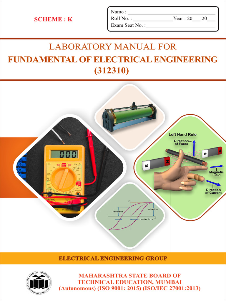 Fundamental of Electrical Engineering Msbte Manual Msbte Store | PDF ...