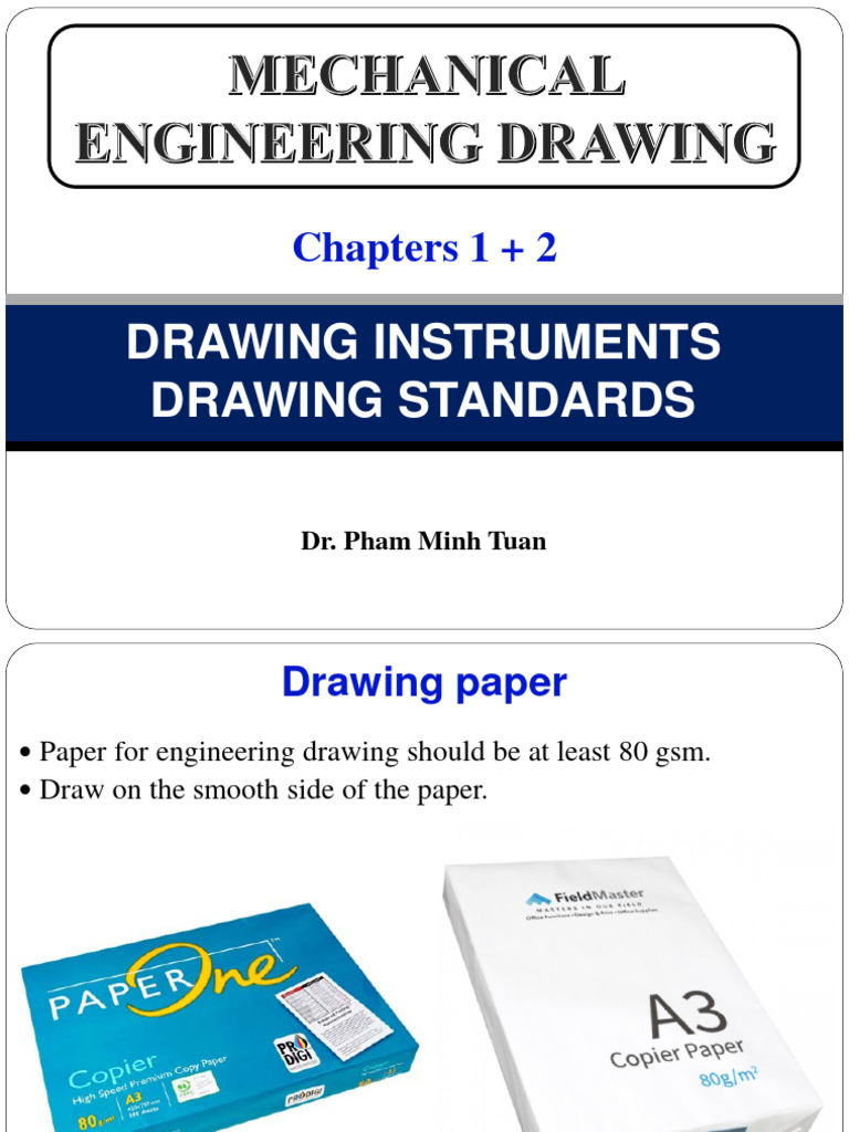 Chapters 1 + 2: Drawing Instruments Drawing Standards | Download Free ...