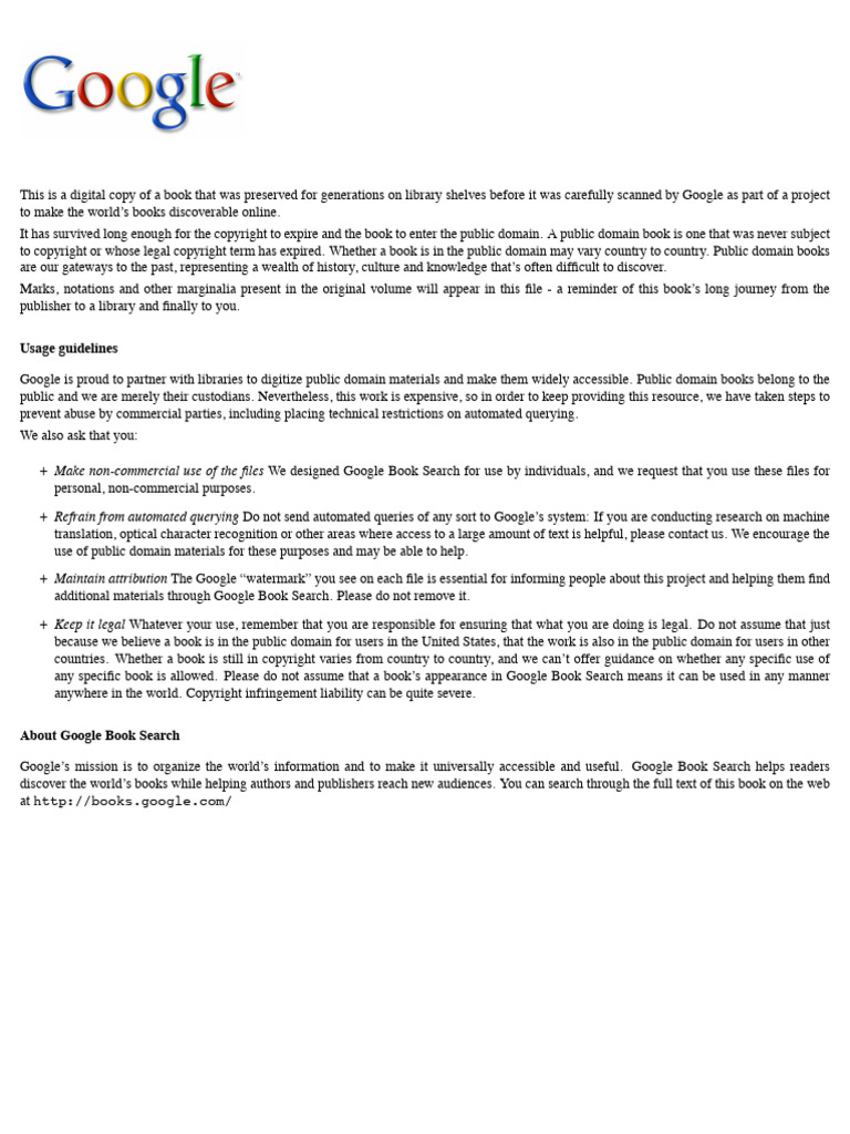 Public Domain Book Access Guidelines | PDF | Public Domain | Google Books